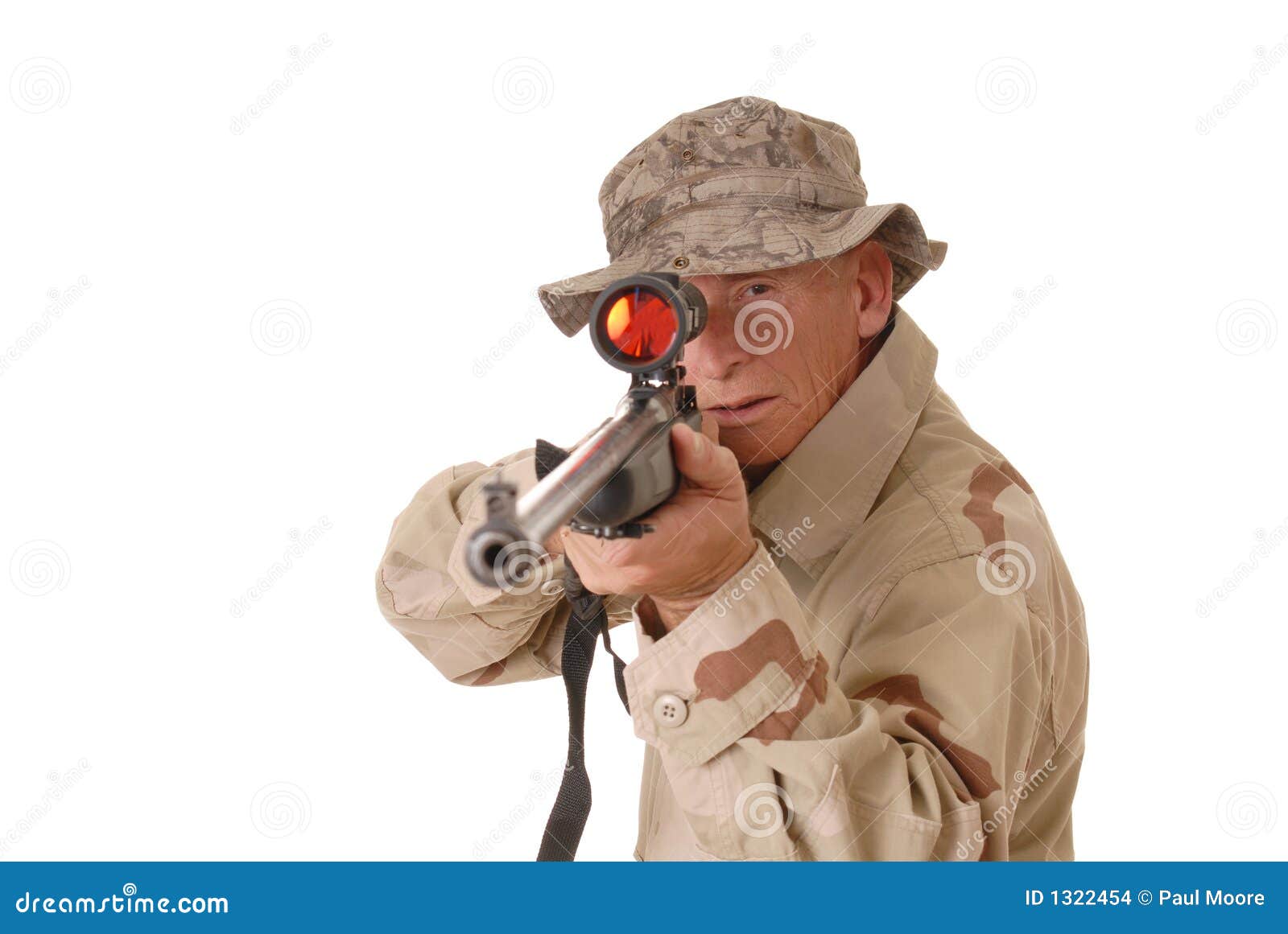 Old Soldier 3 stock photo. Image of scope, infantryman - 1322454