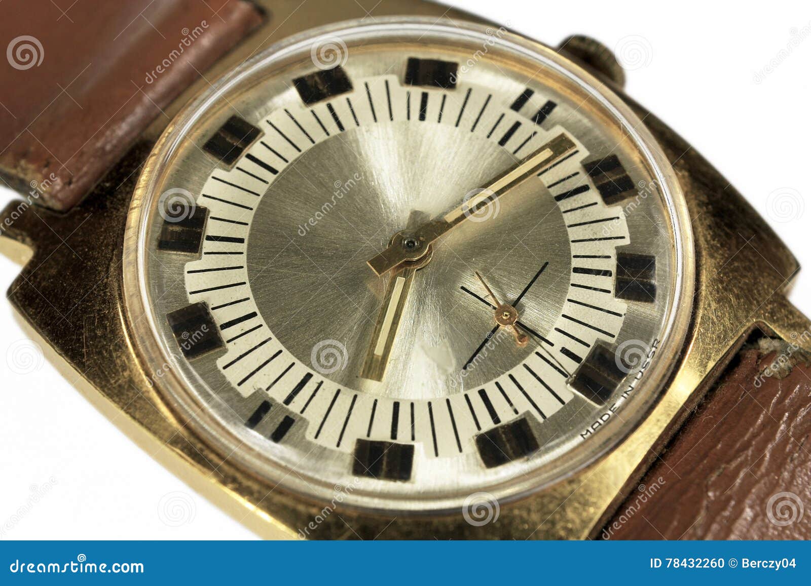 Old Soviet Analog Watch Close Up Stock Photo - Image of clockwise ...