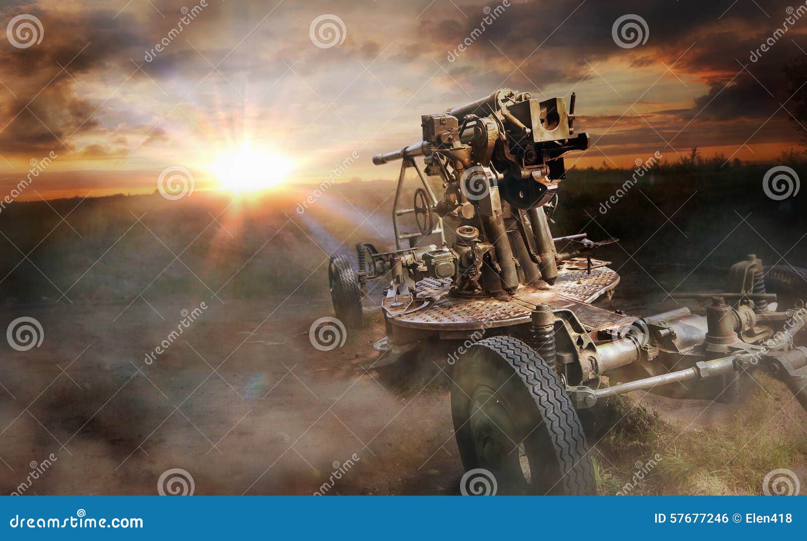 Rusty Antiaircraft Rocket Of A Surface-to-air Missile System Are Stock ...