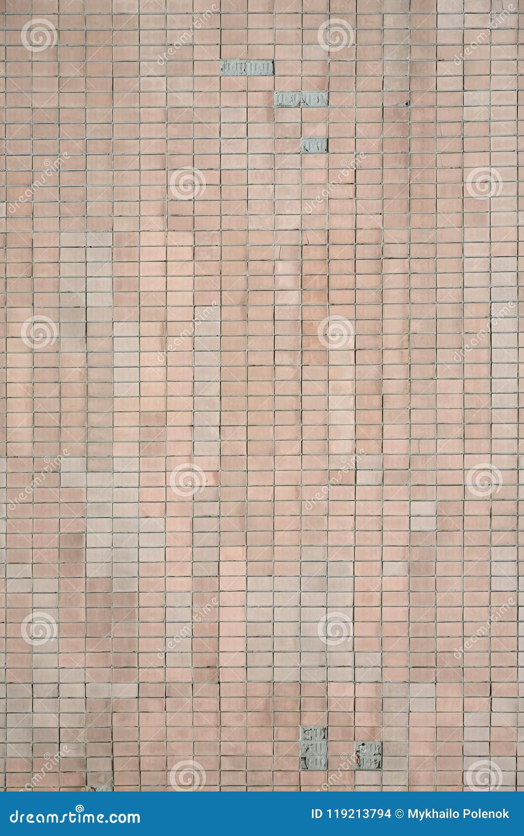 Old Soviet Beige Wall Tiles. the Texture of the Classical Outer Stock ...