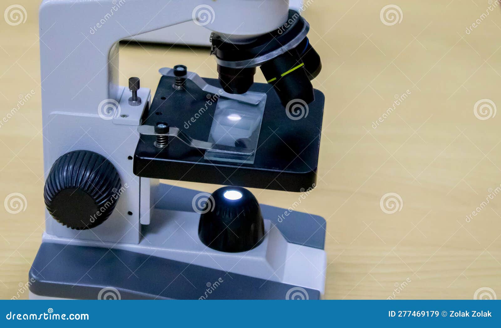 An Old Soviet Black-and-white Microscope, Biology and Microchemistry ...