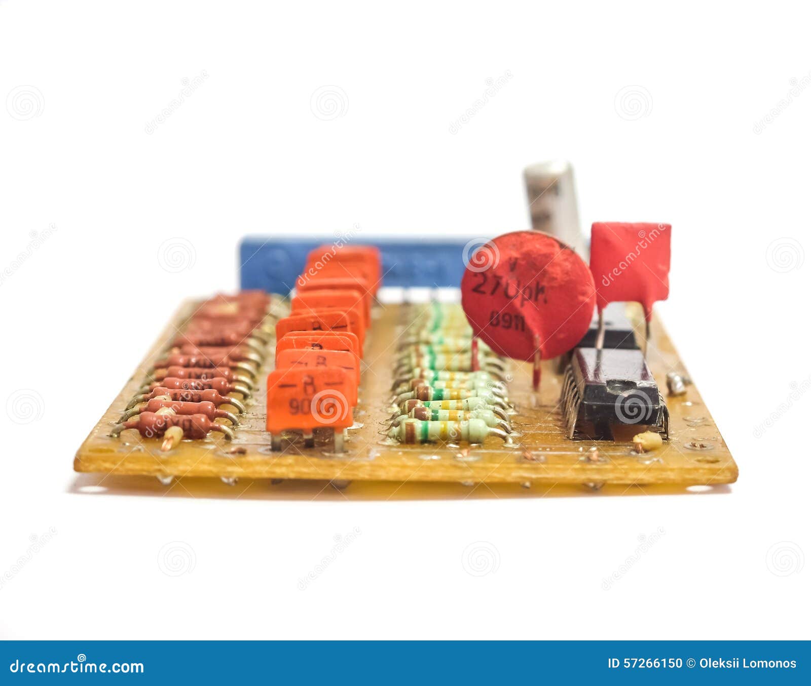 The old Soviet block stock photo. Image of orange, block - 57266150