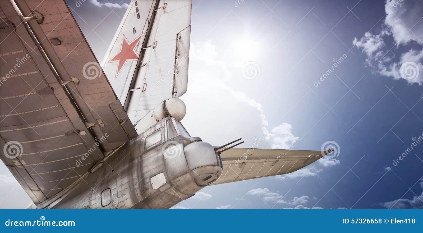 Old Soviet bomber stock photo. Image of plane, aircraft - 57326658