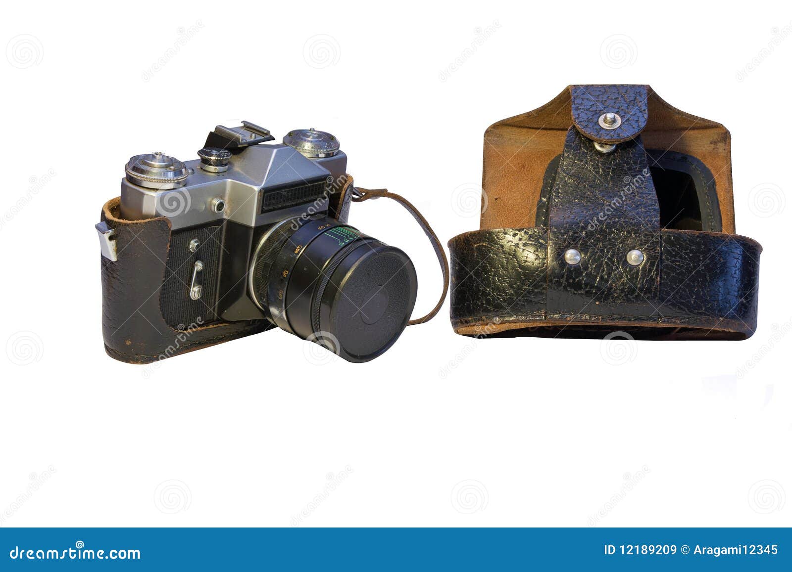 Old soviet camera stock image. Image of blank, professional - 12189209