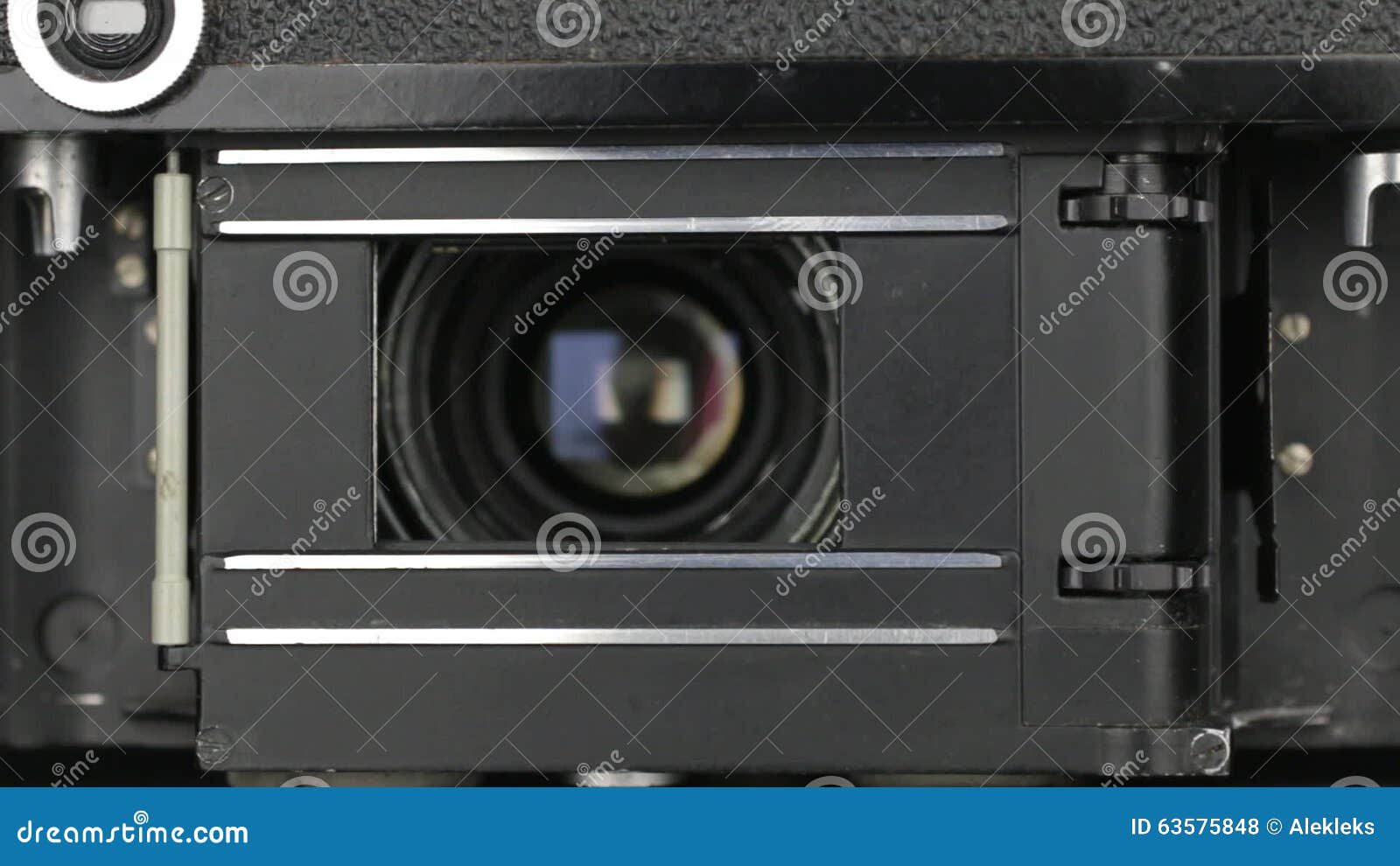 Old Soviet Camera Mechanism Work , Shutter Speed Stock Footage - Video ...