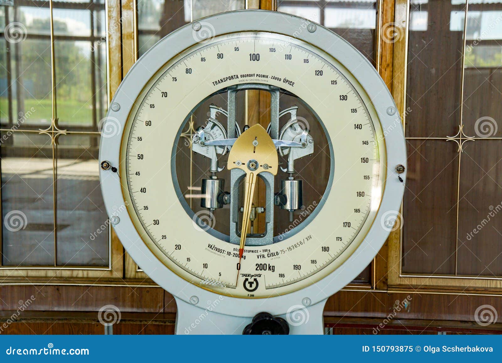 Soviet cargo scales editorial image. Image of landing - 150793875