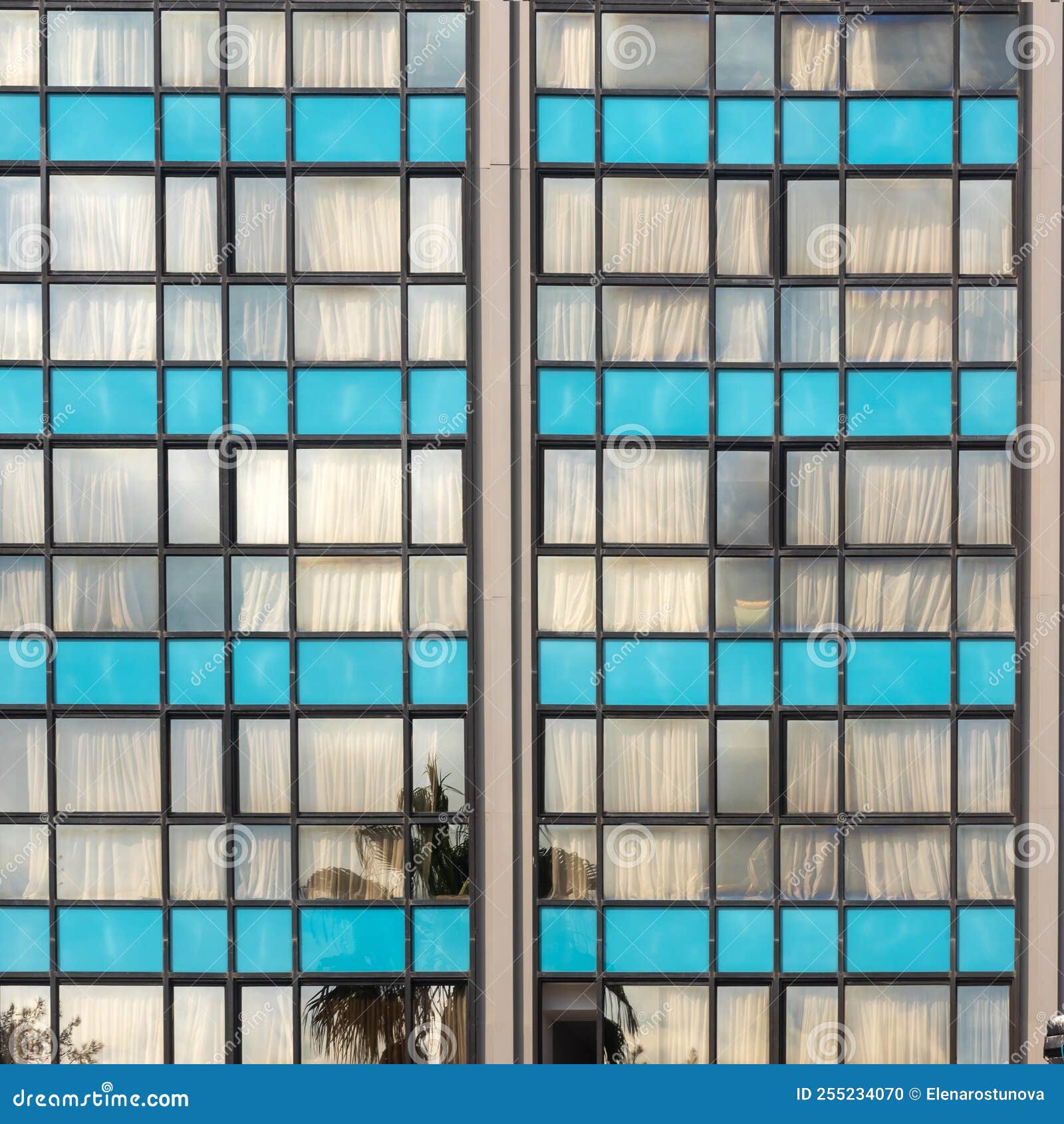 Soviet Constructivist Industrial Building Exterior Facade with Large ...