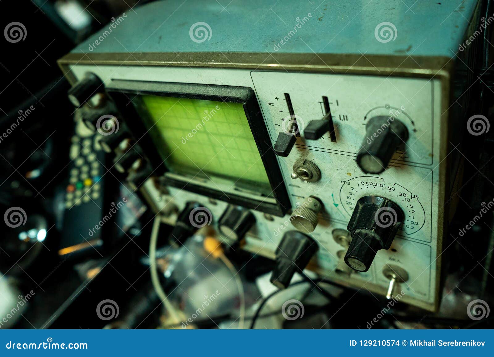 Signal processing device stock photo. Image of metal - 129210574