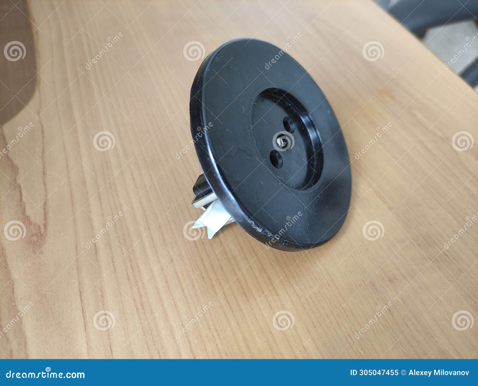 Old Soviet Electrical Socket on a Wooden Table Stock Image - Image of ...