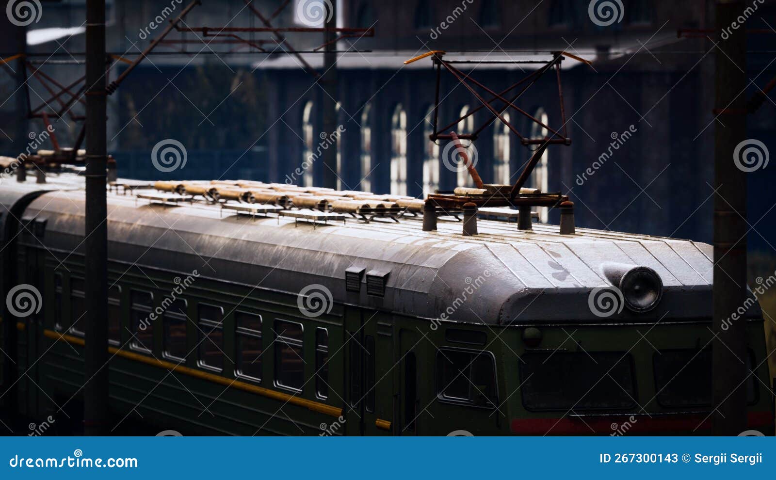 Old Soviet Electrical Train Staition Stock Image - Image of europe ...