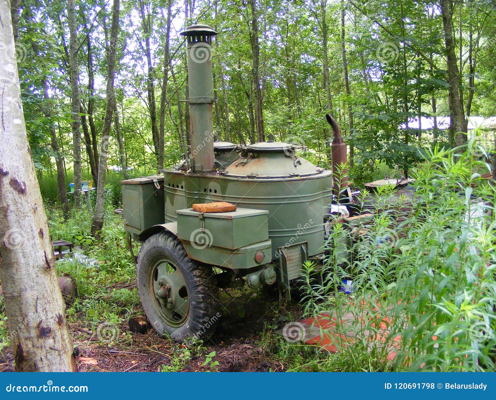 Old soviet field kitchen stock photo. Image of soviet - 120691798