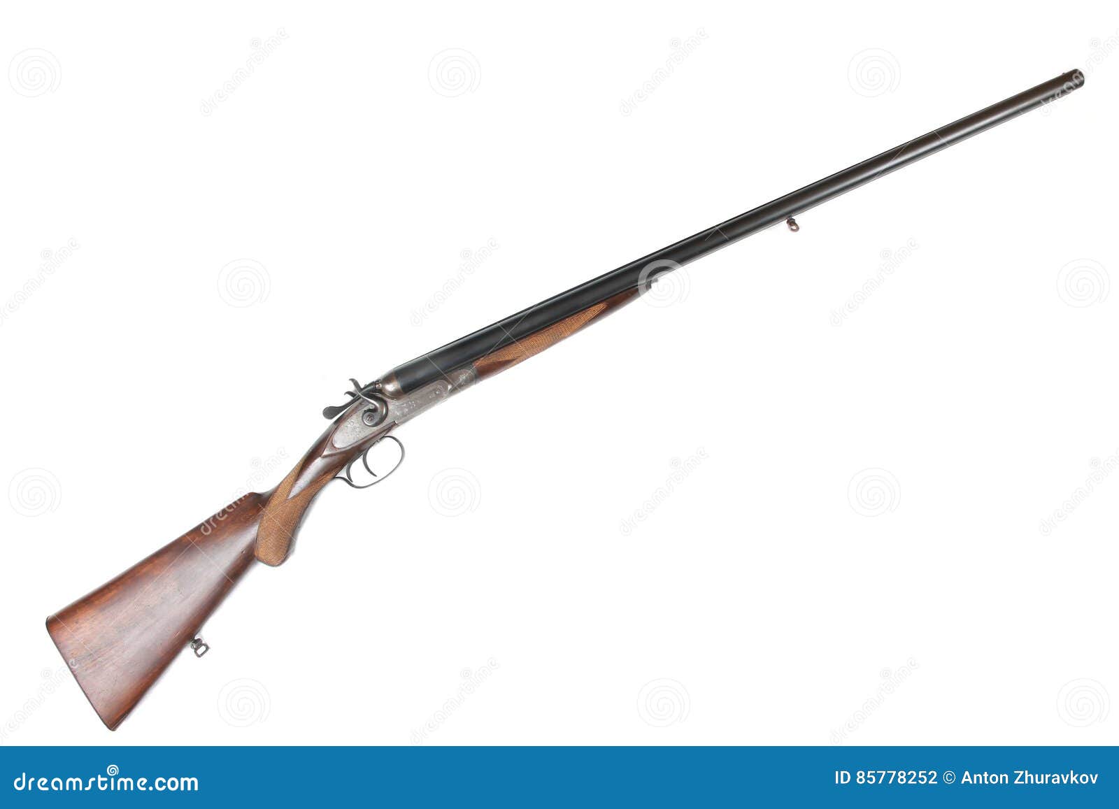 Double Barrel Hunting Rifle