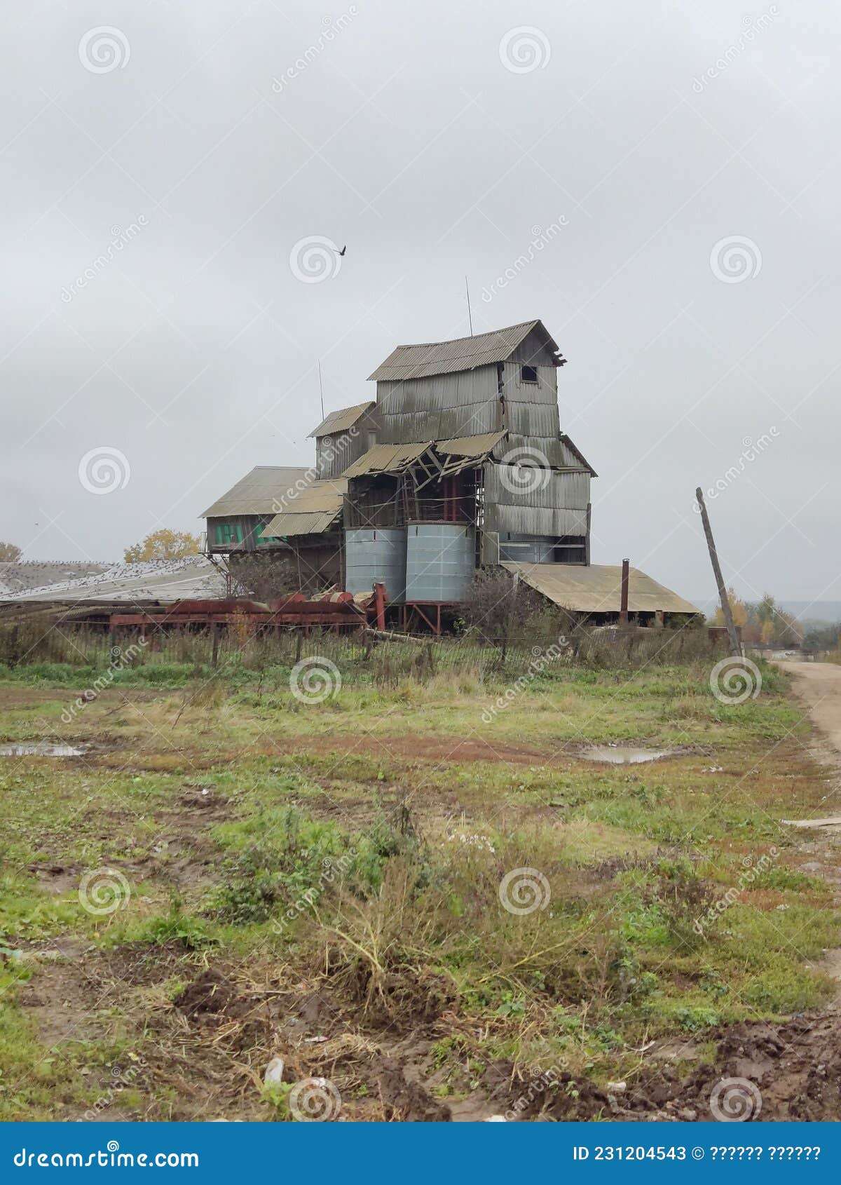 Old Soviet Grain. Remnants of Soviet Civilization. Very Atmospheric ...