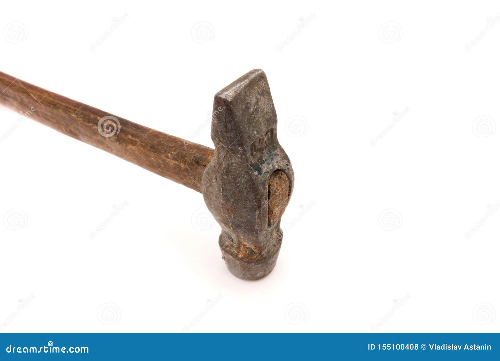 Old Soviet Hammer Isolated on White Background Stock Photo - Image of ...