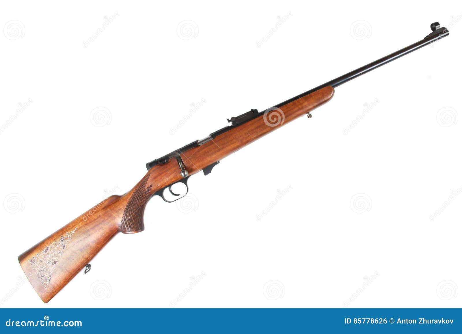 Old Soviet hunting gun stock photo. Image of soviet, sniper - 85778626