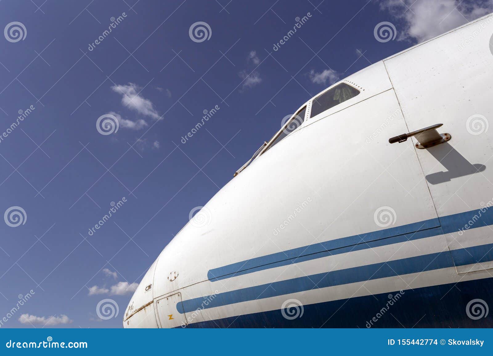 Old Soviet Jet-engine Airplane Editorial Stock Image - Image of ...