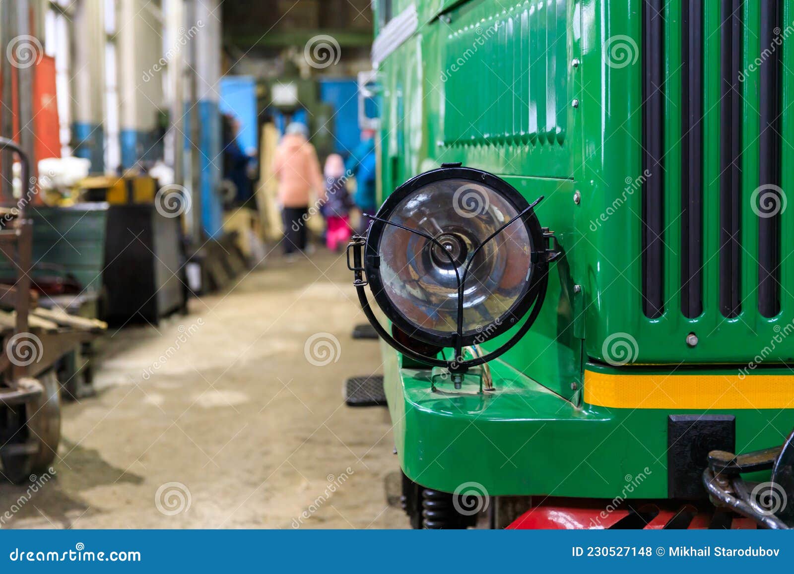 Old Soviet Lathe, Machine Tool Equipment. Locksmith Shop in the Railway ...