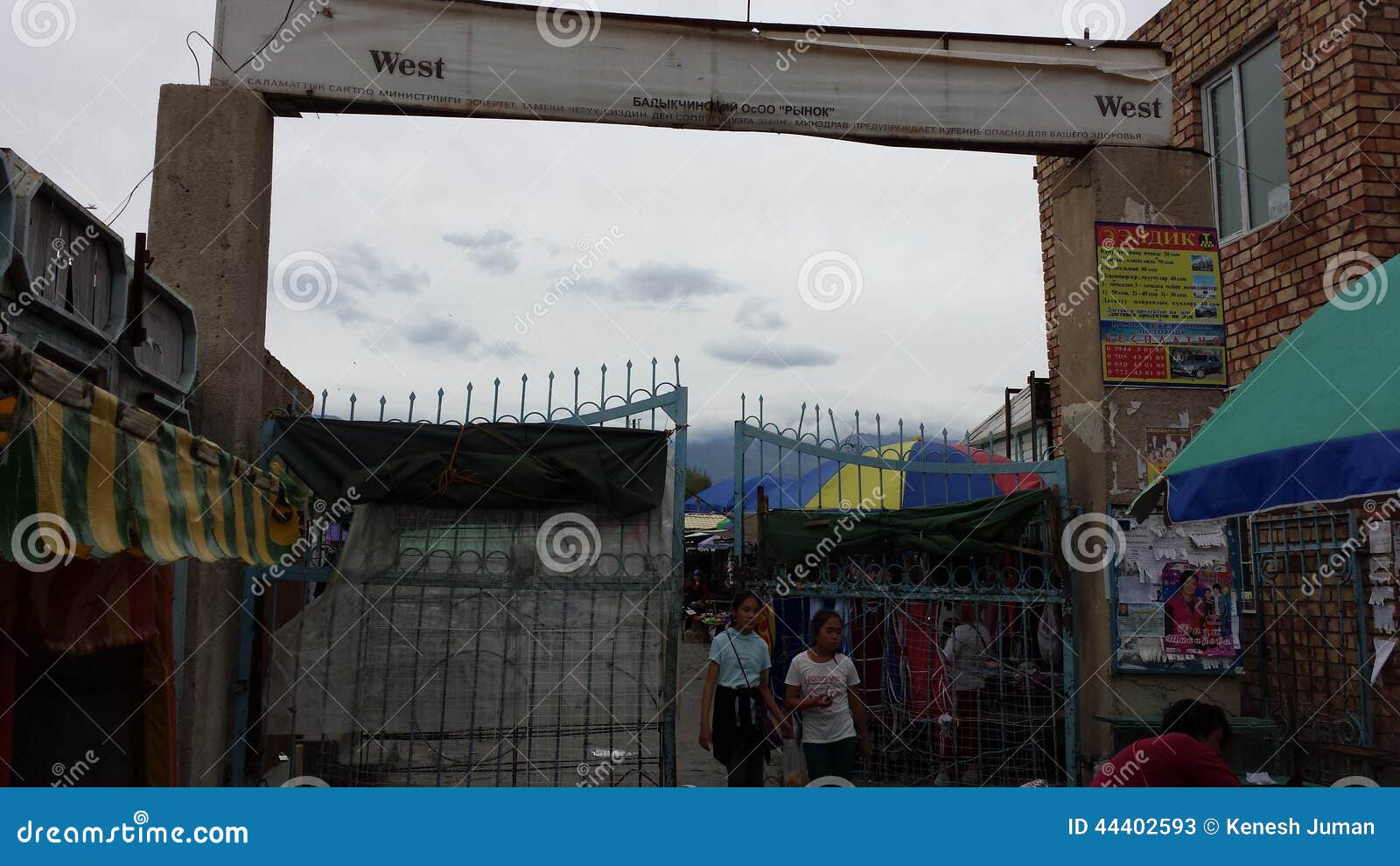 Old Soviet Market editorial stock photo. Image of kyrgyzstan - 44402593