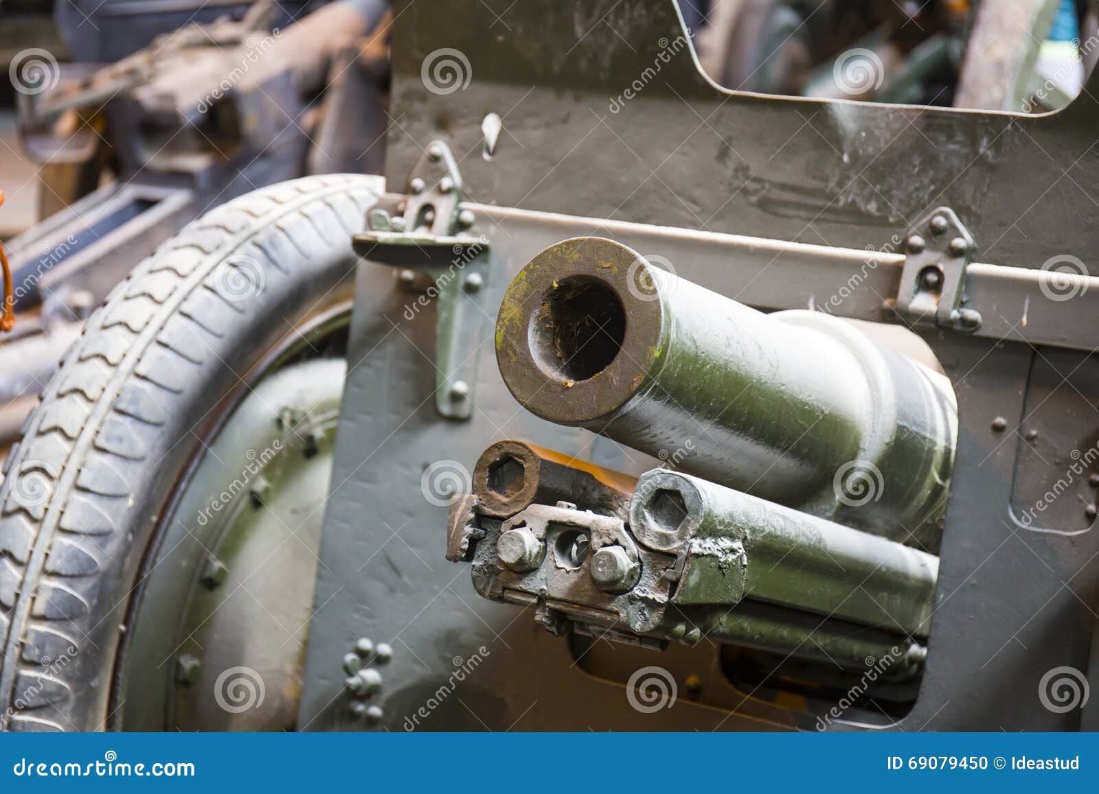 Old Soviet Military Howitzer Stock Photo - Image of military ...