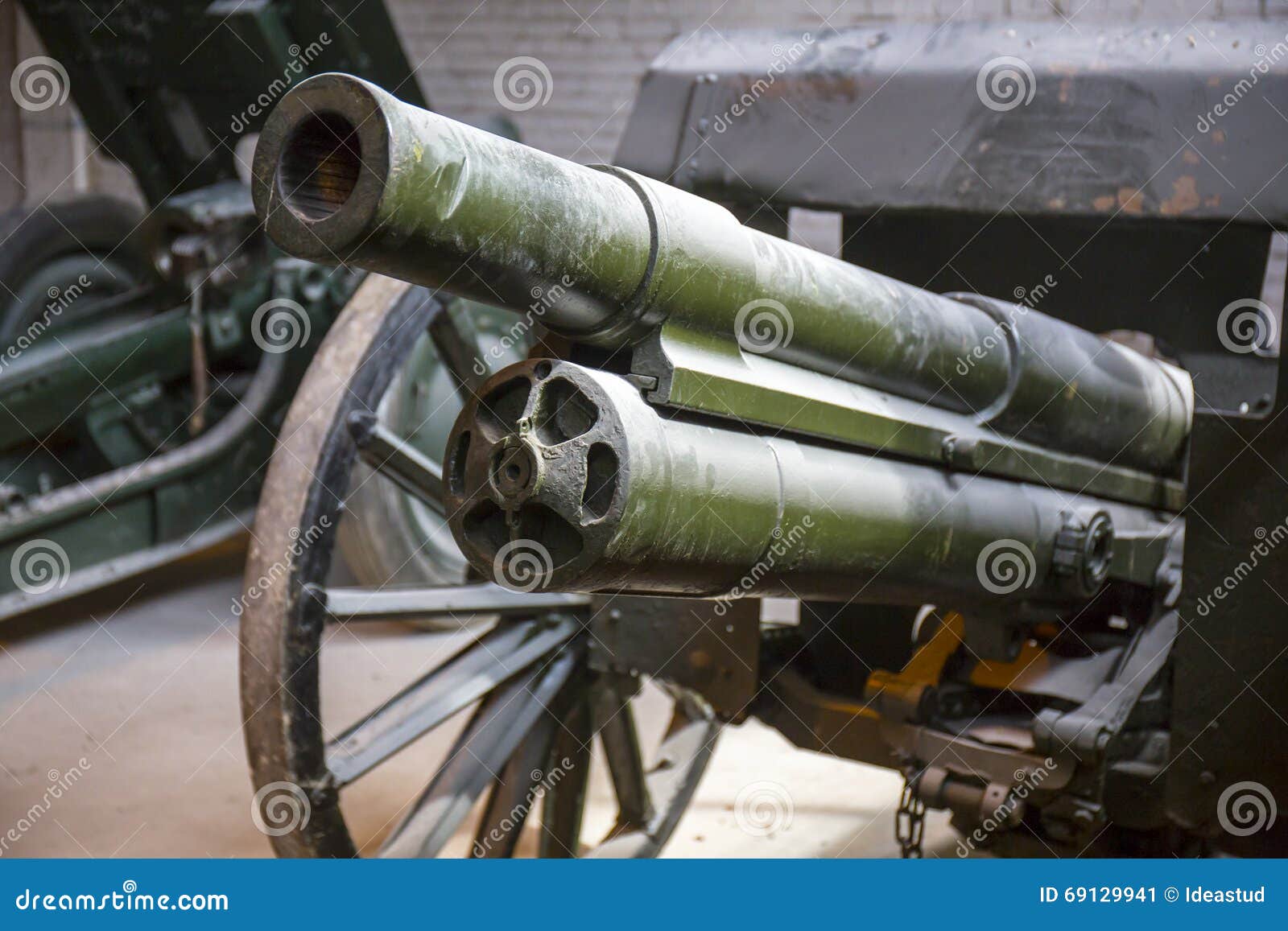 Old Soviet Military Howitzer Stock Image - Image of russian, artillery ...