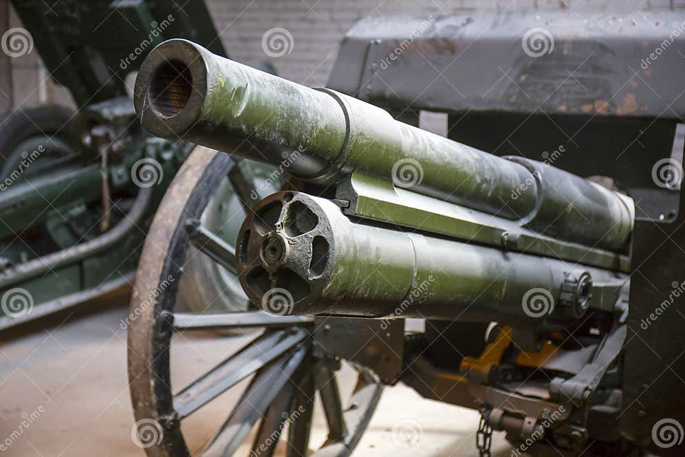 Old Soviet Military Howitzer Stock Image - Image of russian, artillery ...