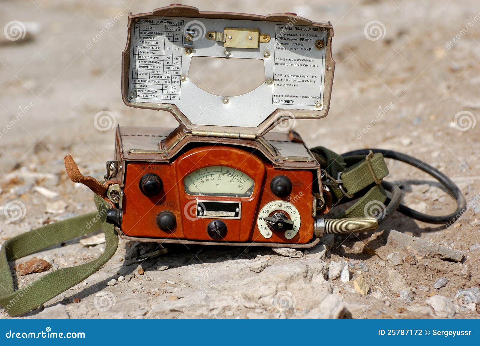 Old Soviet Military Radiometer Stock Photo - Image of electricity ...