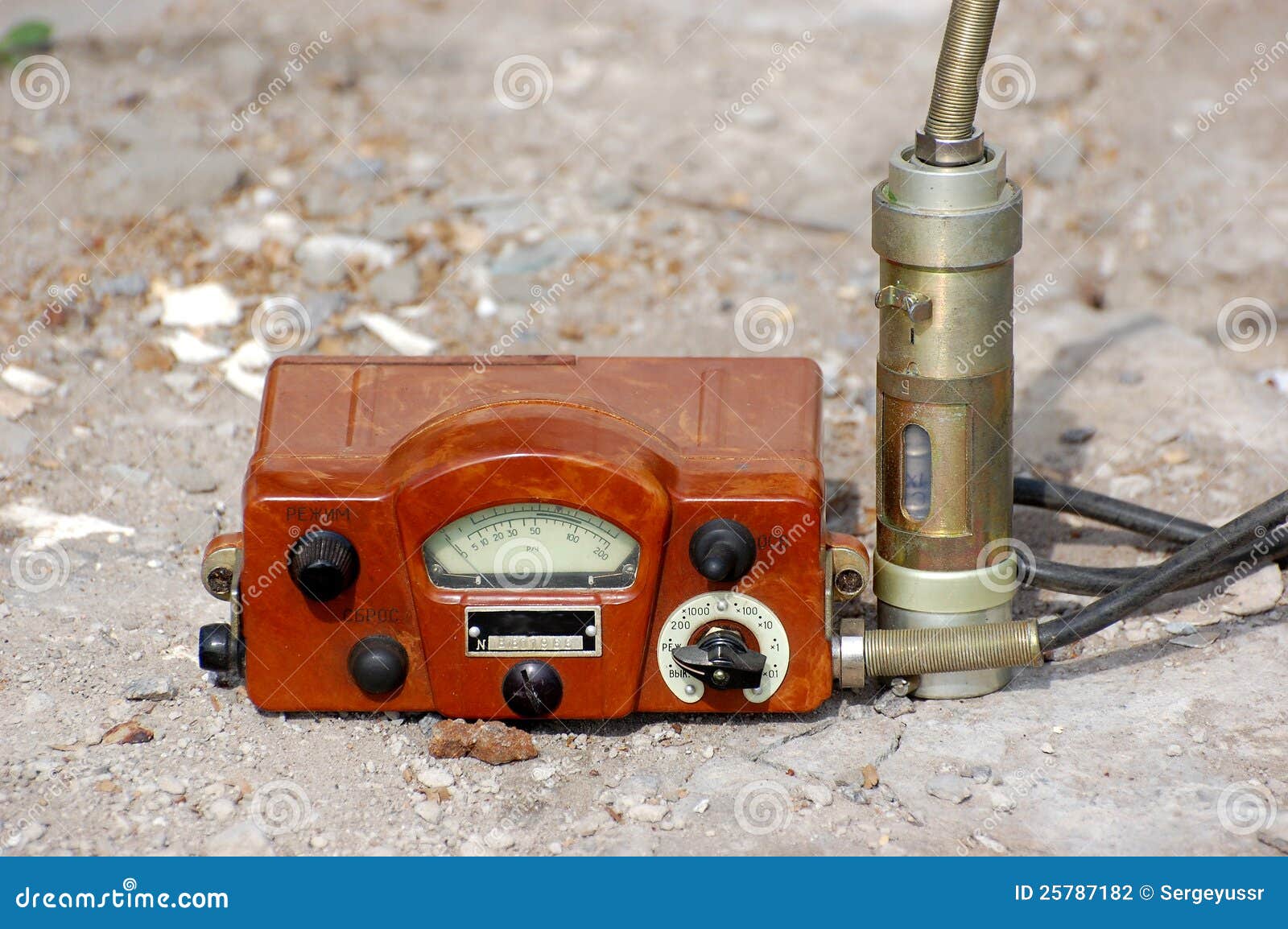 Old Soviet Military Radiometer Stock Photo - Image of radio ...
