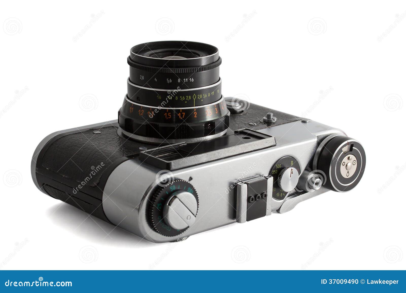 Old Soviet photo camera stock photo. Image of obsolete - 37009490