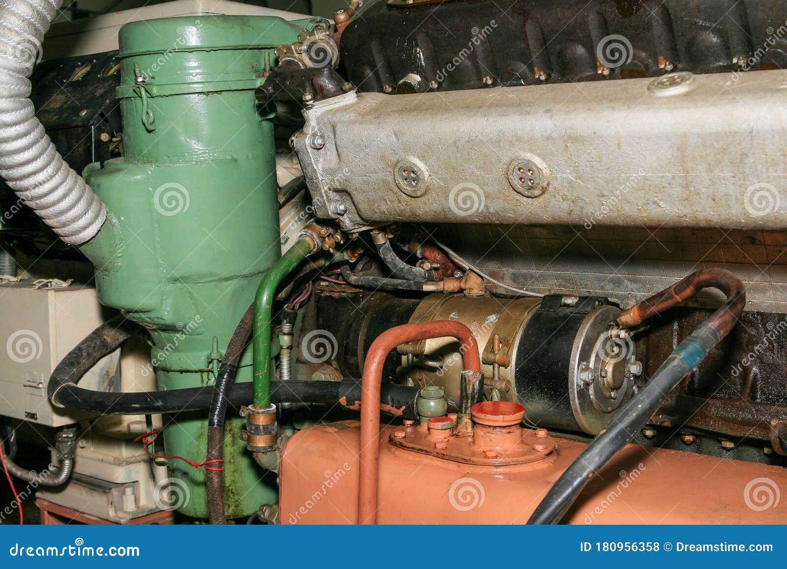 Old Vintage Soviet Tank Engine Stock Photo - Image of military ...
