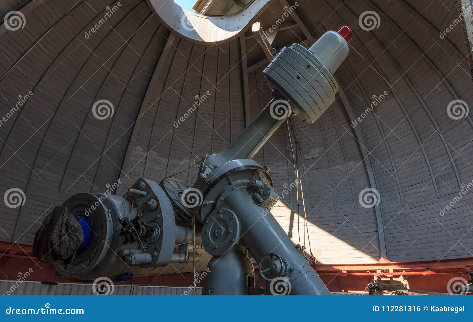 The Old Soviet Telescope since the Times of the USSR Stock Photo ...