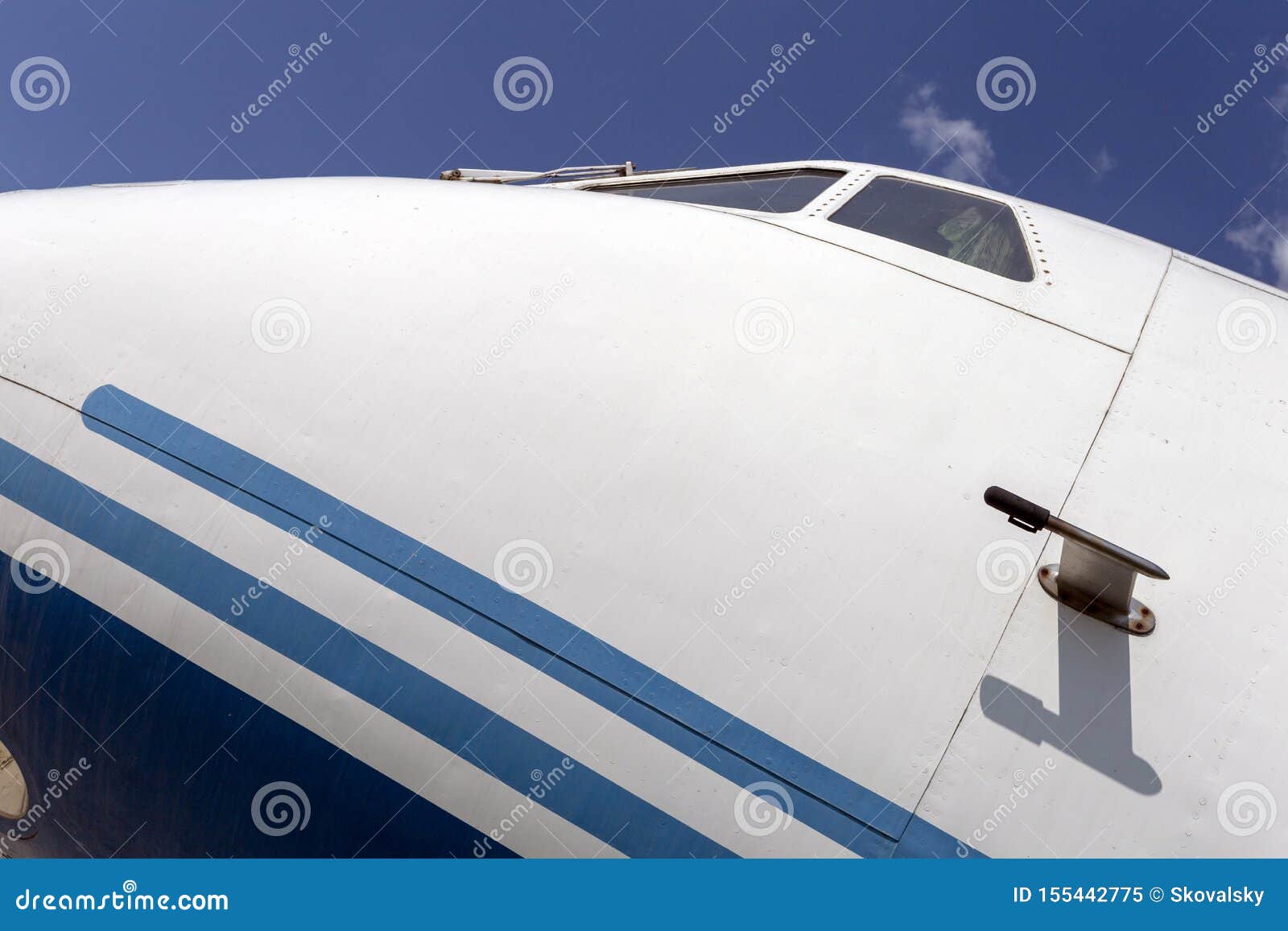 Old Soviet Three-engined Jet Airliner Editorial Image - Image of ...
