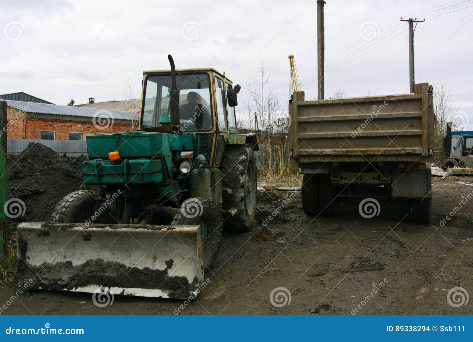 Soviet Tractor C-60 Stalinets Of World War II On The Military-patriotic ...