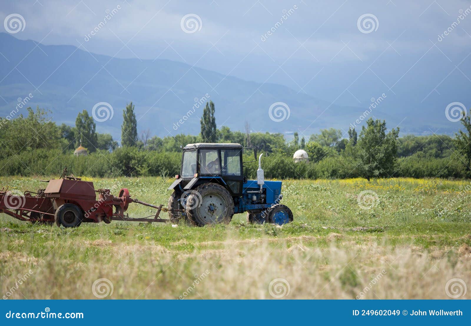 Soviet Tractor Of 1972 . Stock Photography | CartoonDealer.com #122027396