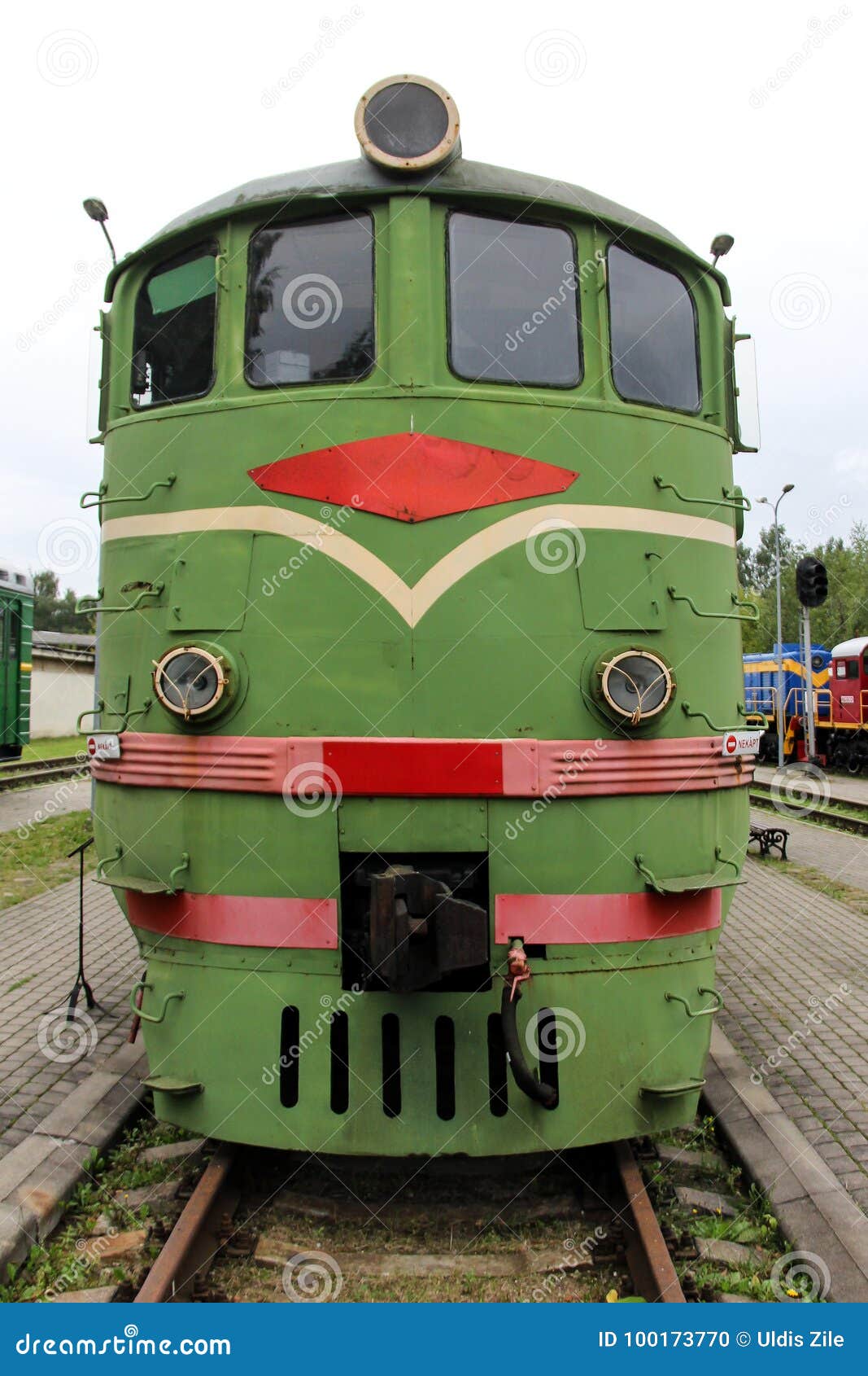 Old soviet train antic stock photo. Image of antic, industrial - 100173770