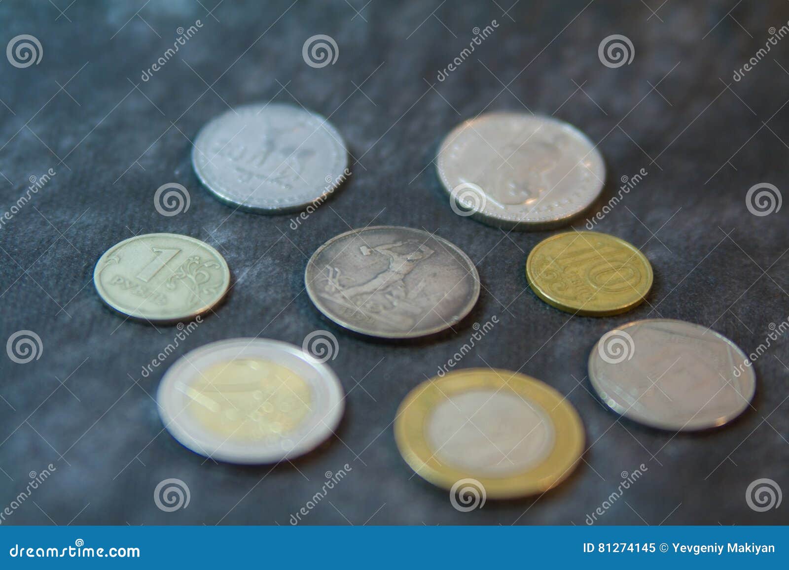 Old soviet union`s coin stock image. Image of substrate - 81274145