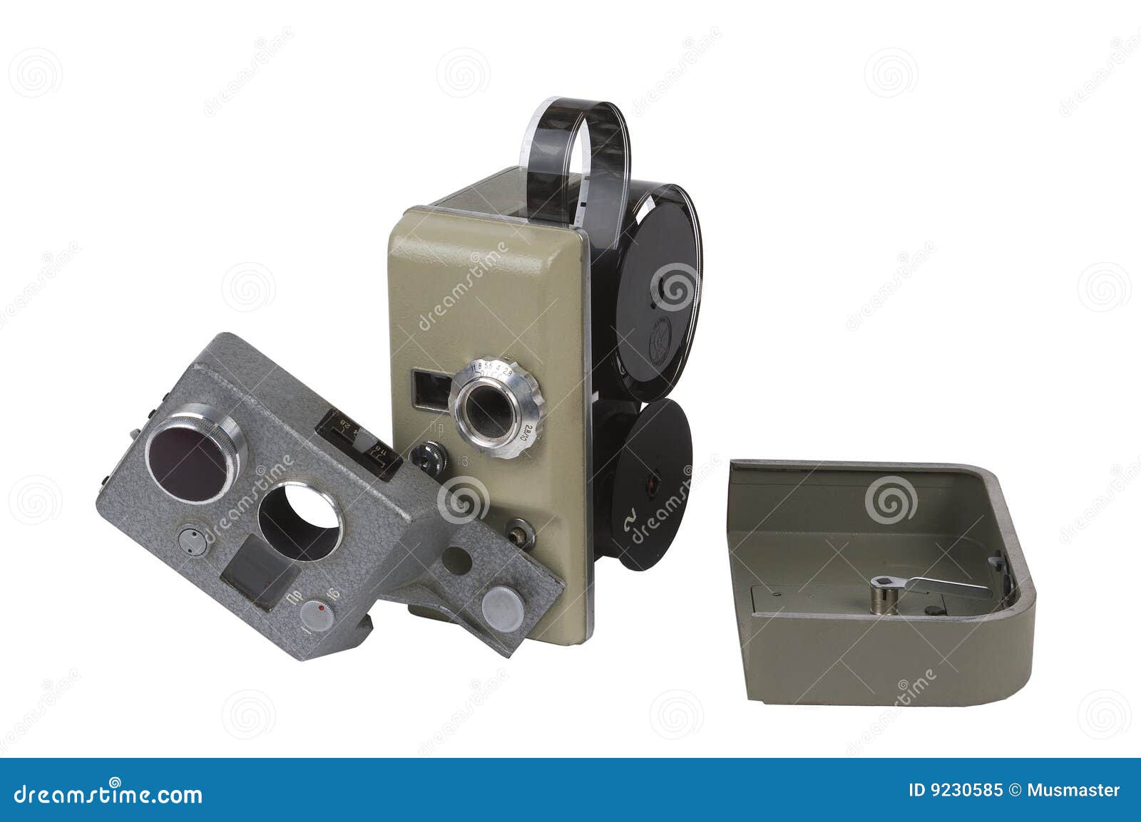 Old Soviet video camera stock image. Image of meter, film - 9230585