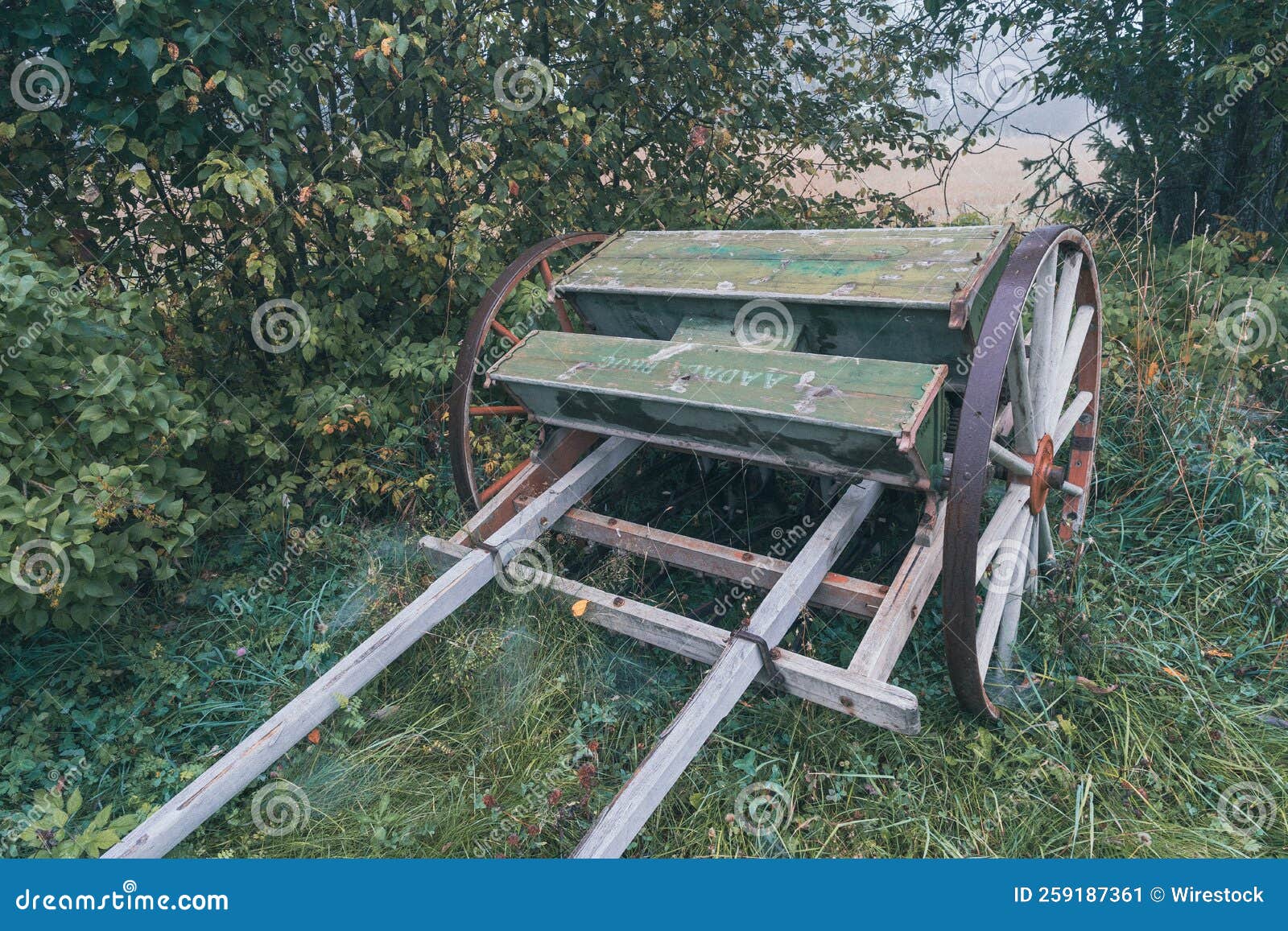 Old Sowing Machine for Horses. Stock Image - Image of grythengen ...