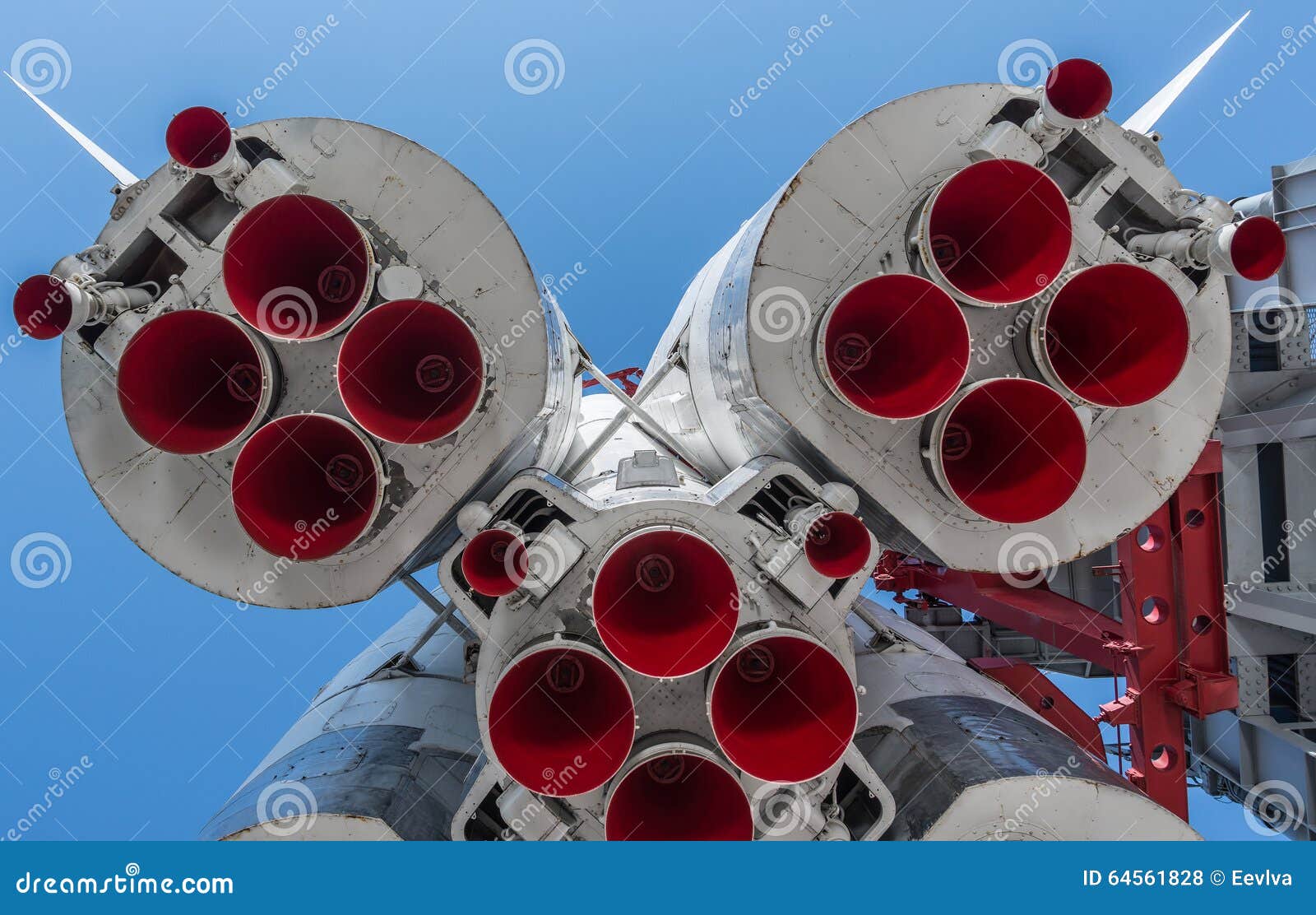 Old space rocket engine. stock photo. Image of engineering - 64561828