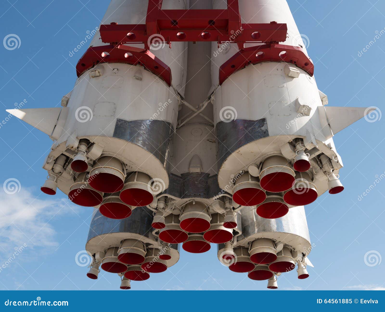 Old space rocket engine. stock image. Image of orbital - 64561885