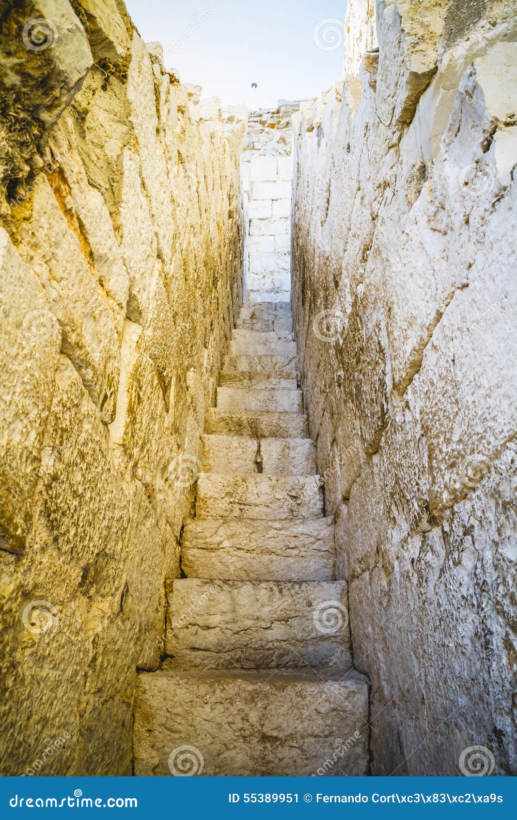Old Spanish Fortress Castle Made of Stone Stock Image - Image of ...
