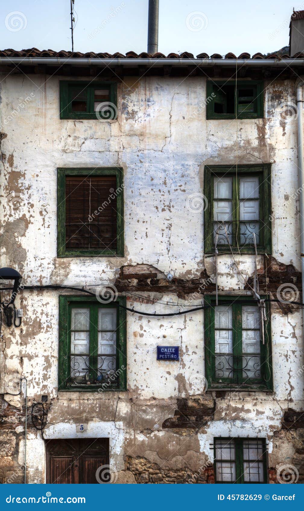 Old Spanish house stock image. Image of street, castille - 45782629
