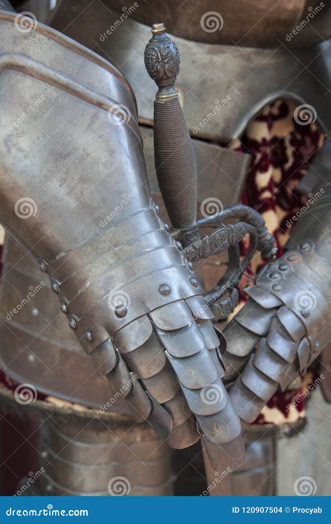 Old spanish sword stock photo. Image of armour, armourplate - 120907504