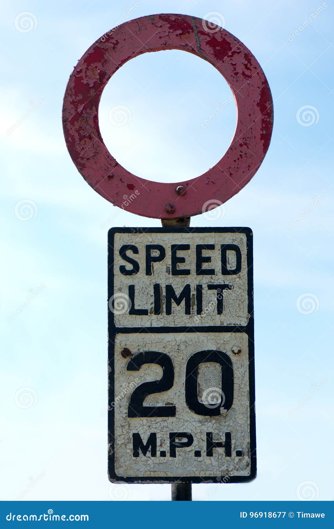 Old Speed Limit sign stock image. Image of traffic, speed - 96918677