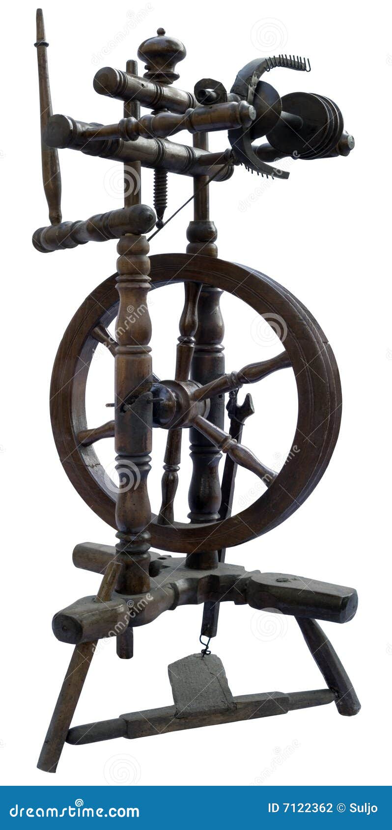 Old spindle stock photo. Image of domestic, homespun, classic - 7122362