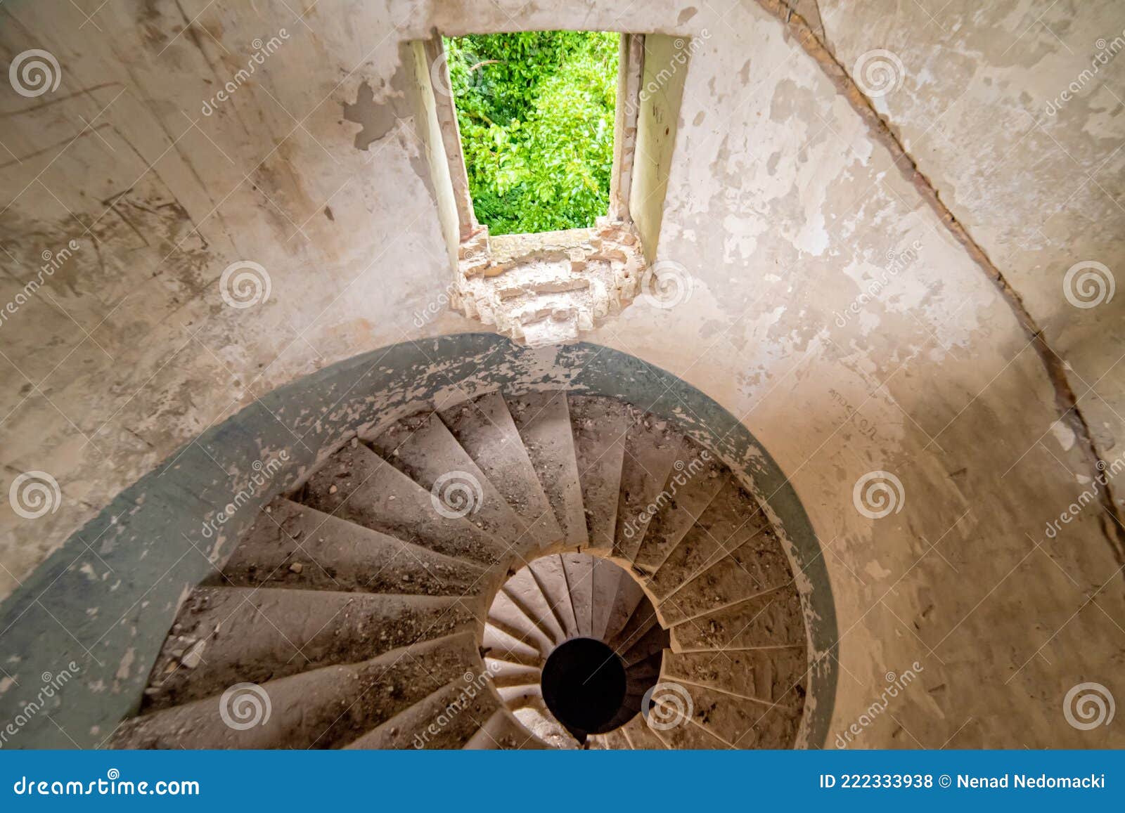 Old Spiral Staircases Inside the Tower Editorial Stock Photo - Image of ...