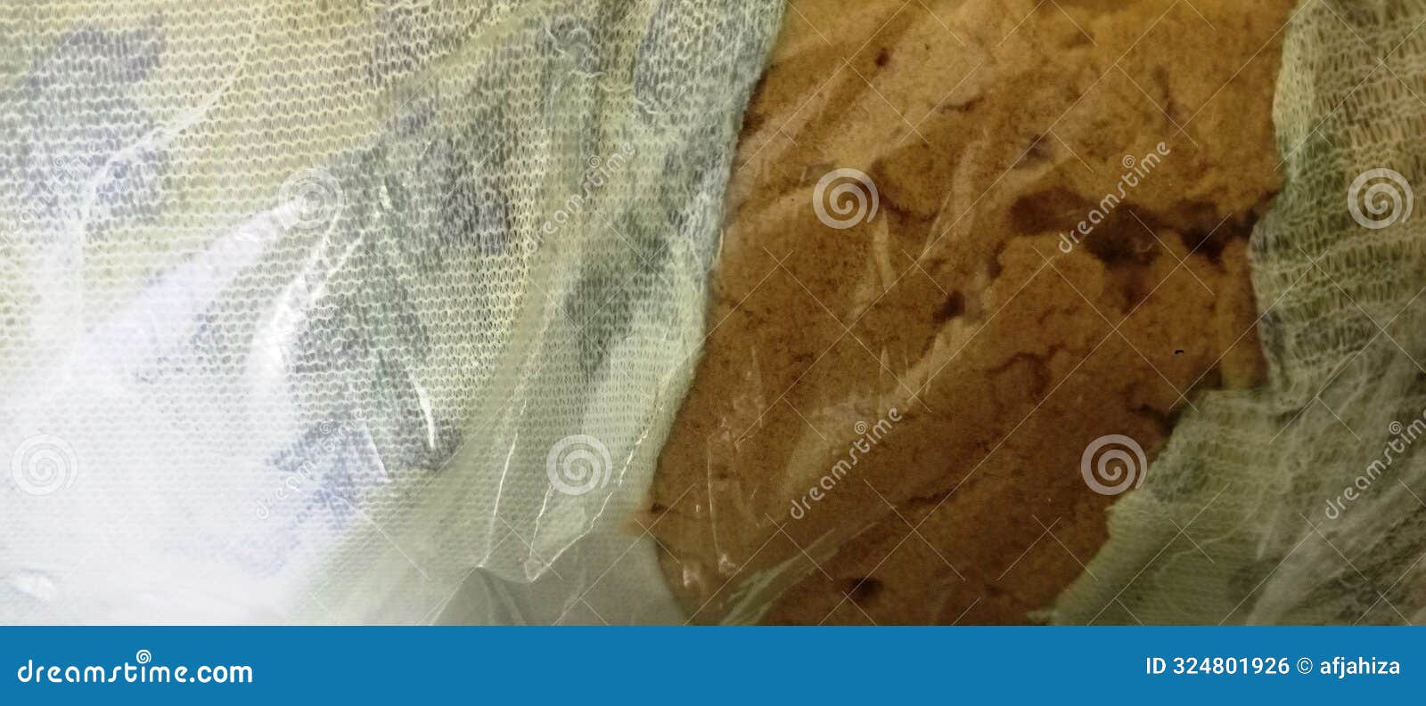 Old Sponge Wrapped in Torn Cloth and Plastic Stock Photo - Image of ...