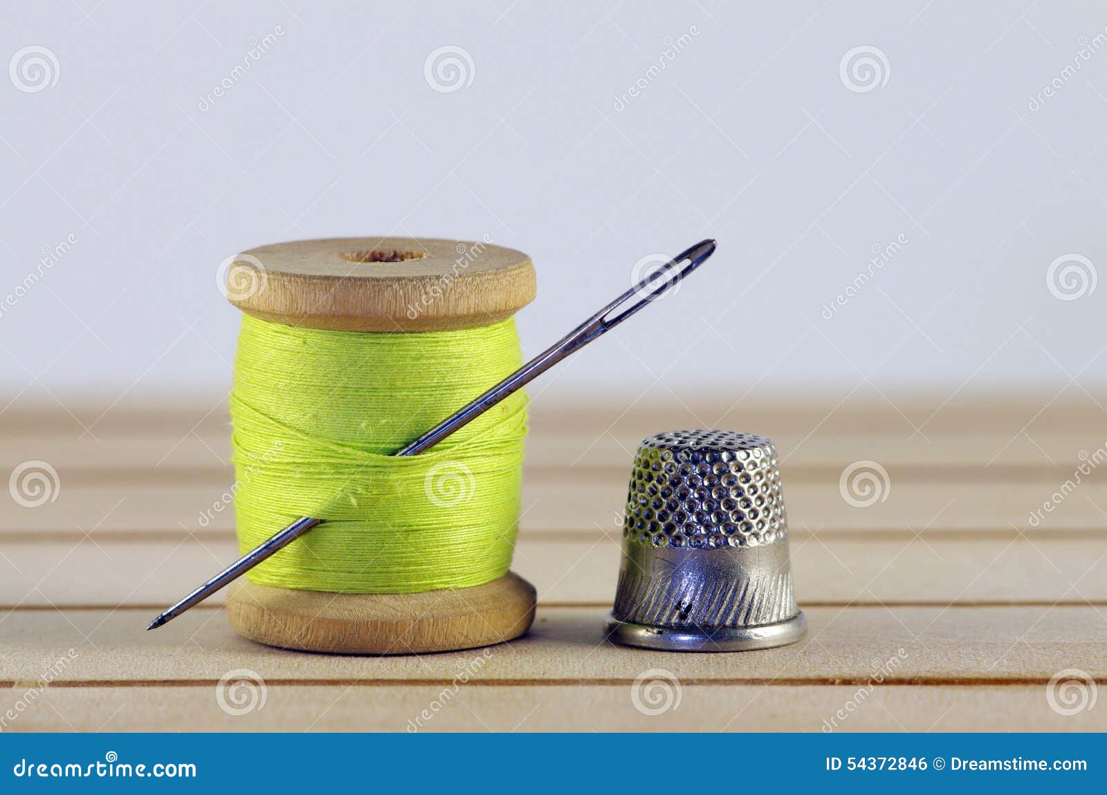 Old spool of thread stock photo. Image of needle, bespoke - 54372846