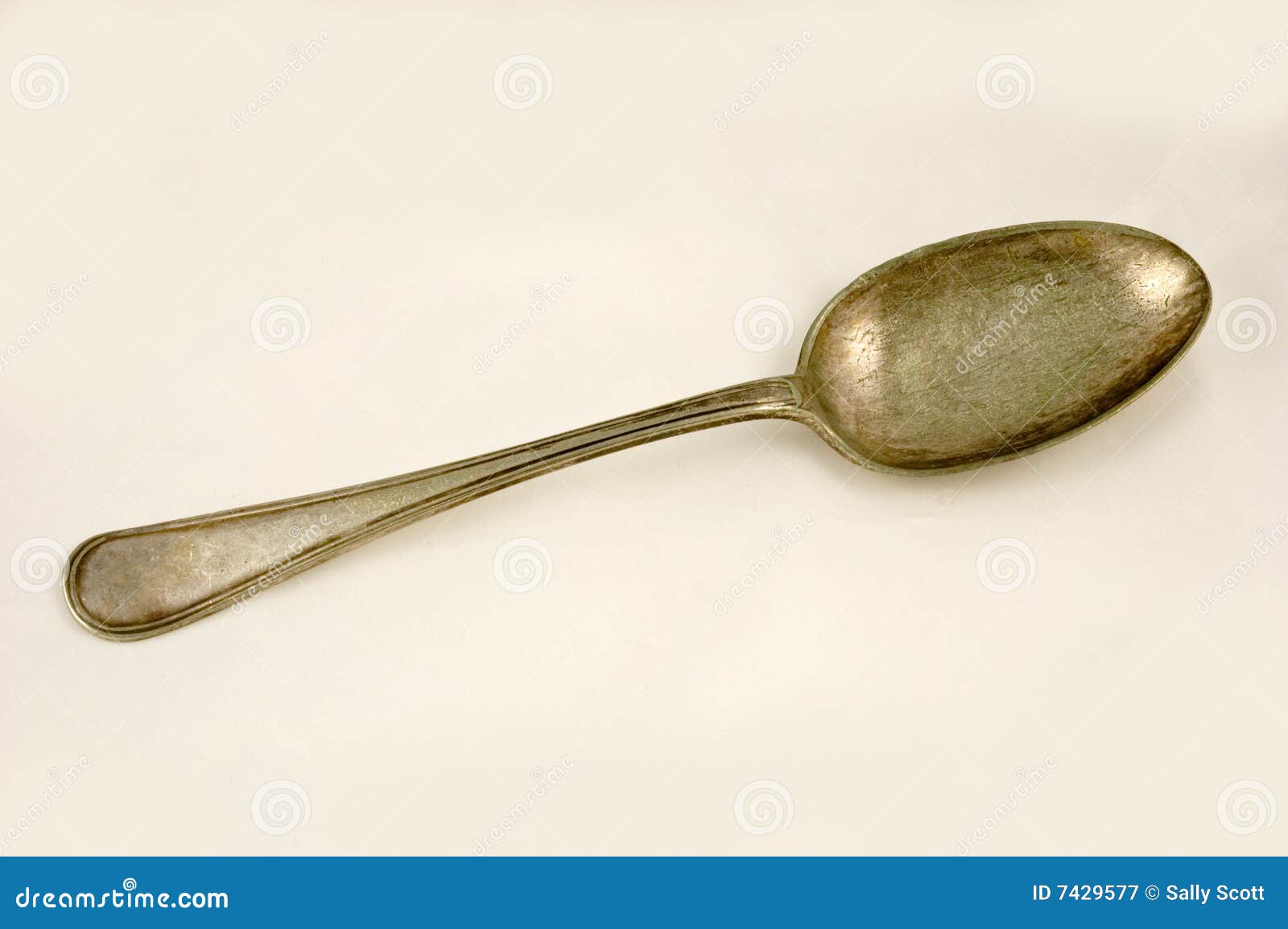 Old spoon stock image. Image of tarnished, plated, heirloom - 7429577