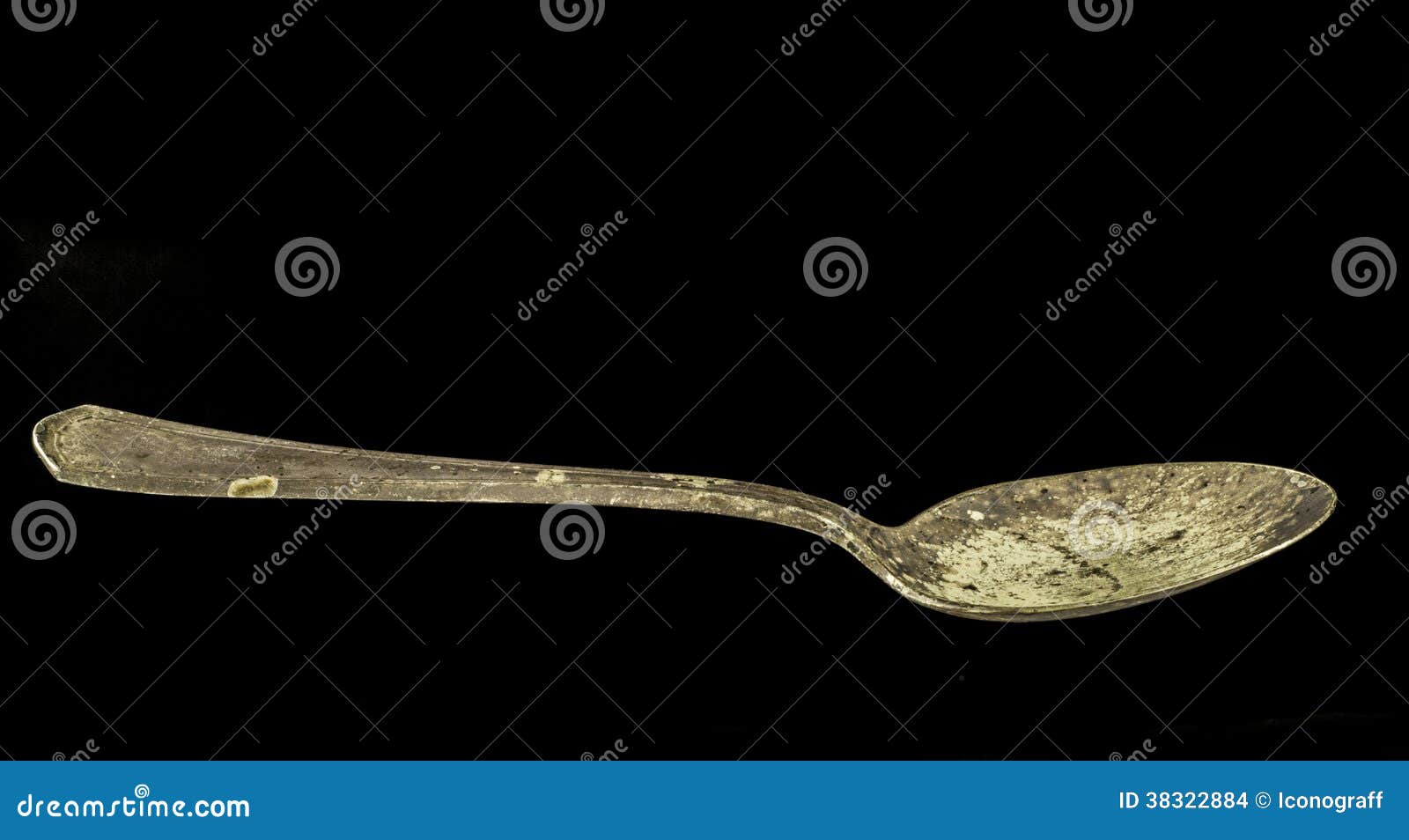 Old spoon (Side View) stock photo. Image of spoons, foods - 38322884