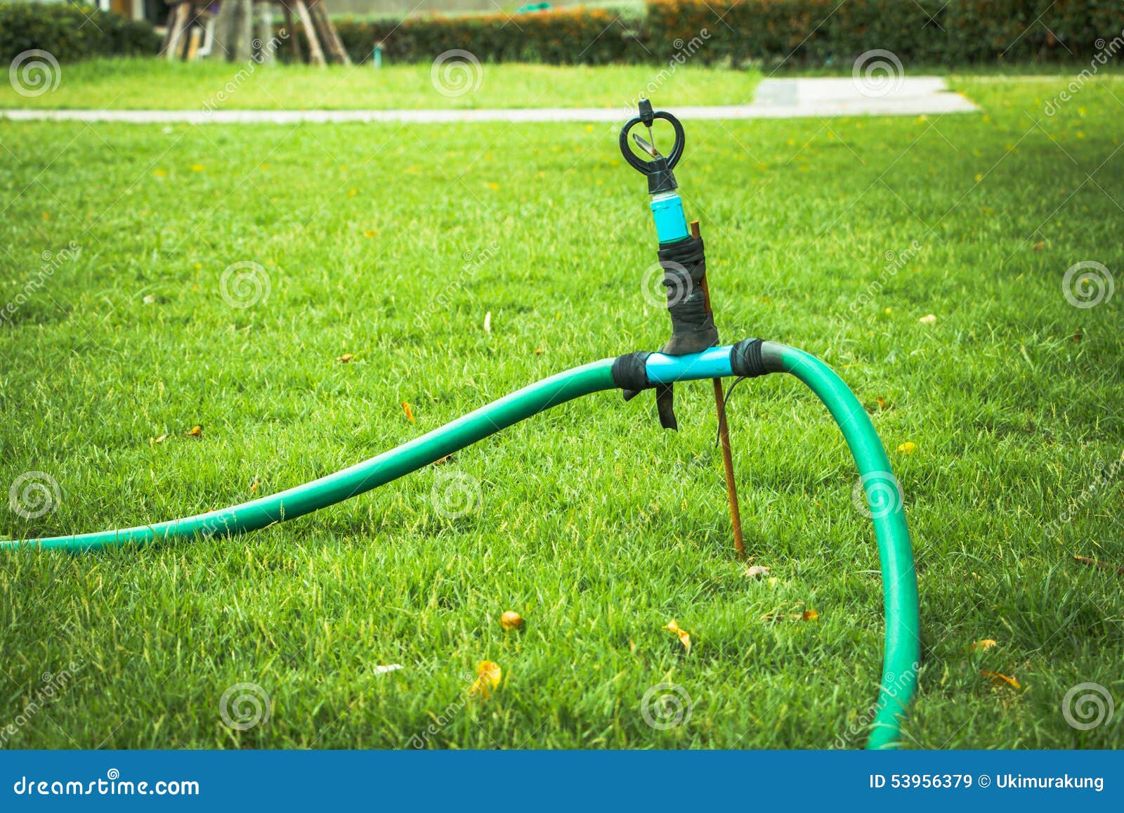 Old Sprinkler Modify on Grass Stock Image - Image of liquid, lawn: 53956379